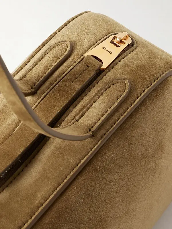 Khaite Simona Suede Shoulder Bag