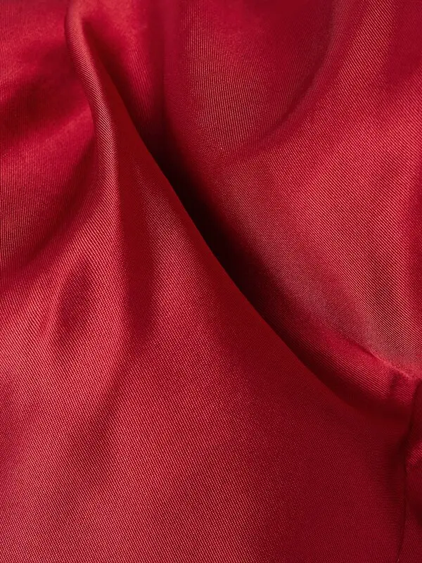 Khaite Daria Satin-crepe Turtleneck Mini Dress