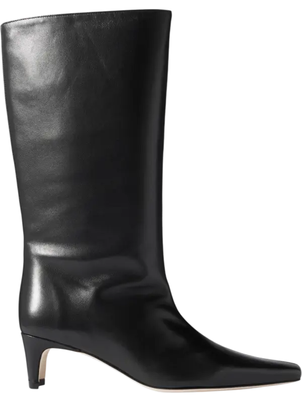 Staud Wally Leather Boots - Black