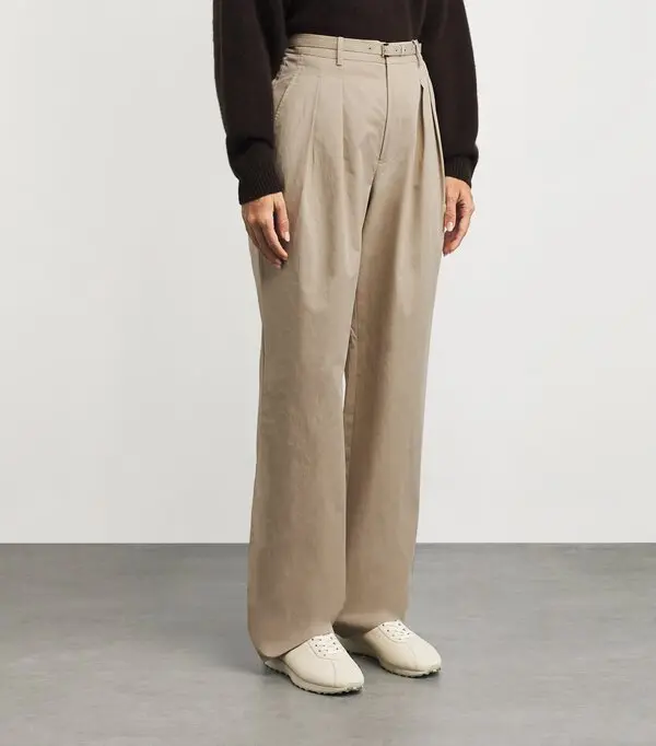 FRAME Pleated Stilt Trousers