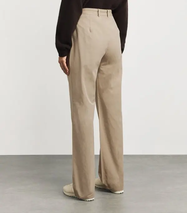 FRAME Pleated Stilt Trousers