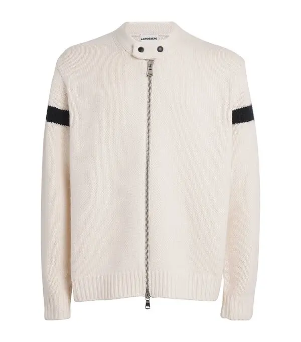 J. Lindeberg Wool Kessler Biker Jacket