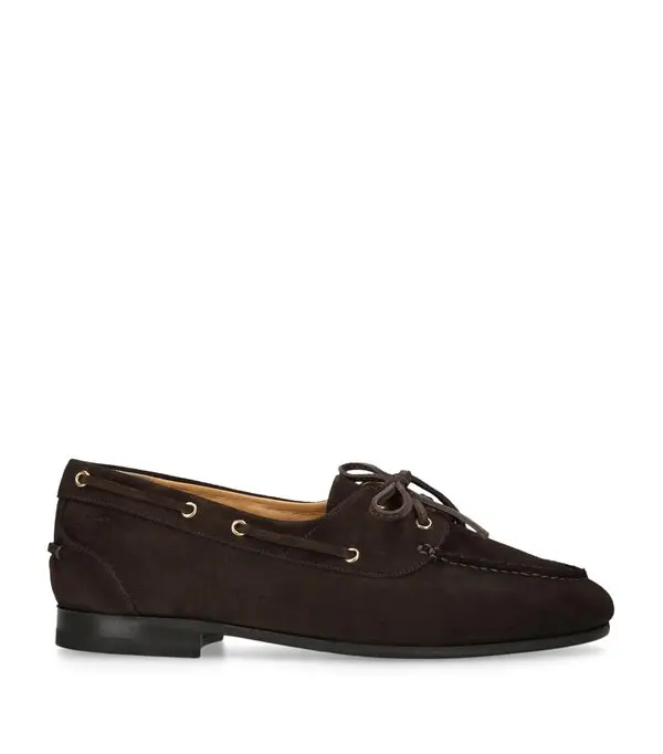 Bally Suede Boat Shoes