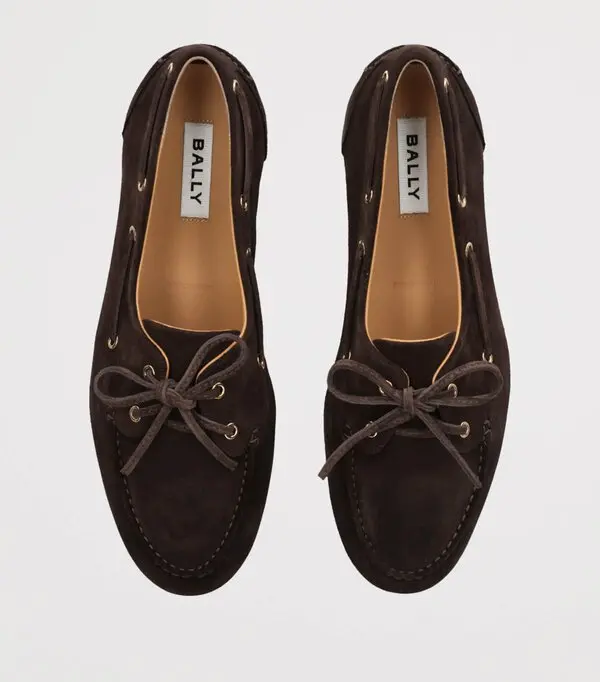Bally Suede Boat Shoes