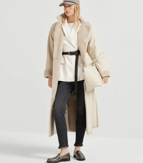 Brunello Cucinelli Comfort Viscose Couture Twill Blazer - White