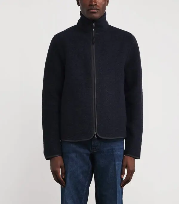 J. Lindeberg Wool-blend Fleece Dustin Jacket