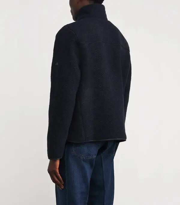 J. Lindeberg Wool-blend Fleece Dustin Jacket