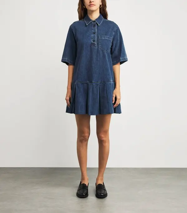 FRAME Tennis Denim Mini Dress