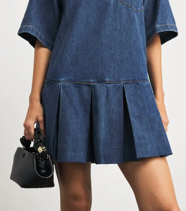 short sleeve denim shirt dress Dawn | S-XL: Beau Blue this denim dress delivers meta-related-product-basic-khakis-flat-front Princess Cupcake Dress Size:12-18m US numeric