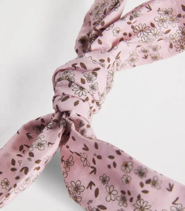 IL GUFO Floral Print Headband
