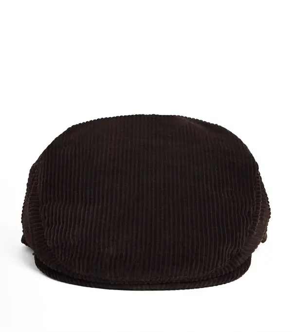 Barbour Corduroy Westdale Flat Cap - Brown