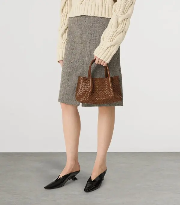 Bottega Veneta Small Pinacoteca Top-handle Bag - Grey