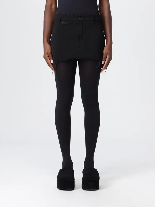 Balenciaga Denim Skirt - Black