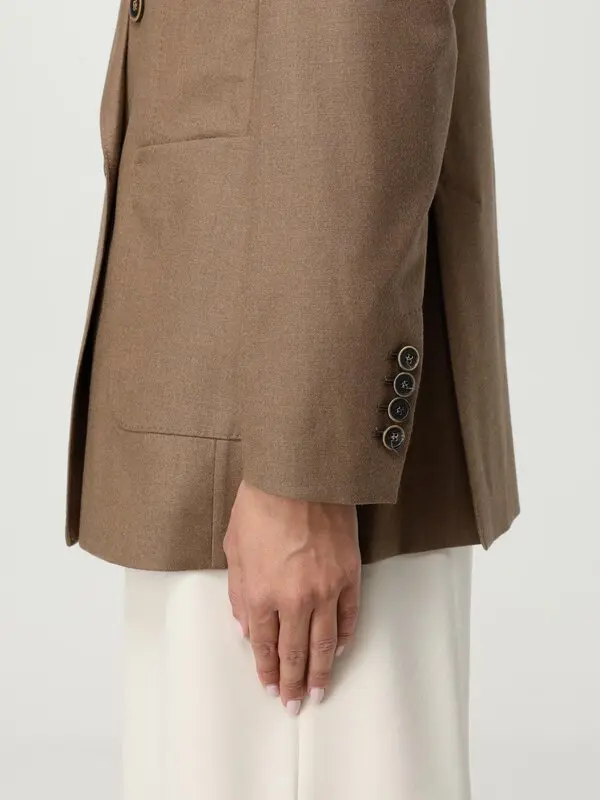 Max Mara Double Breasted Jacket - Burnt