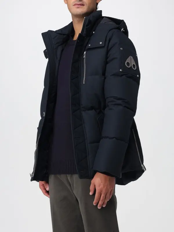 Moose Knuckles Down Jacket With Fur Trimmed Hood