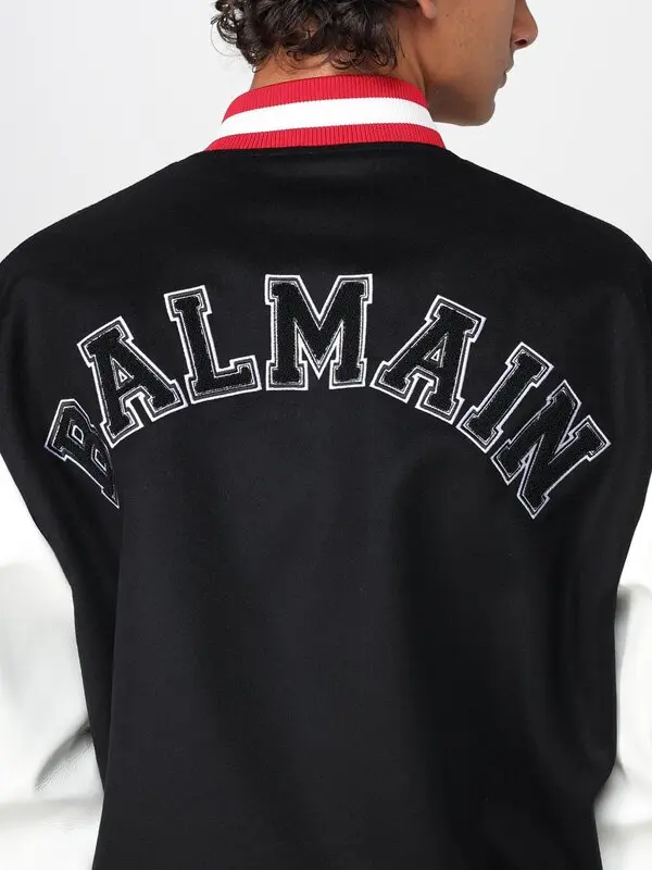 Balmain Varsity Jacket - Black