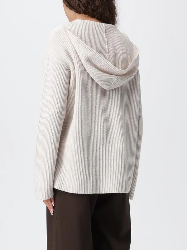 Max Mara Ribbed V-neck Sweater - White