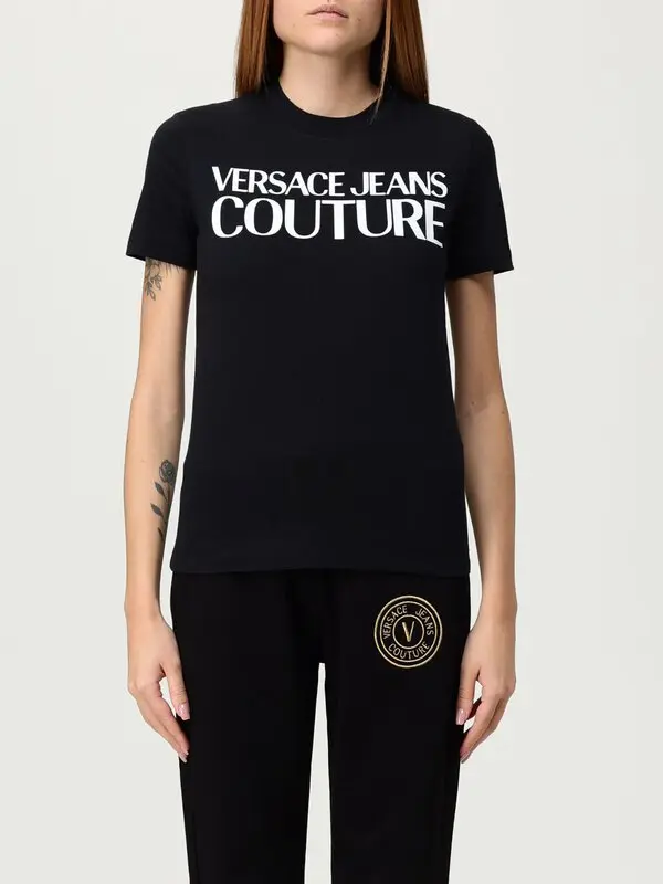 Versace Logo T-shirt - Black