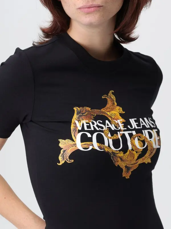 Versace Dress With Graphic Print - Black