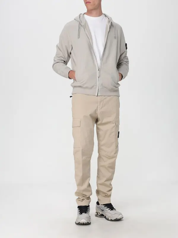 Stone Island Straight Leg Pants - Beige