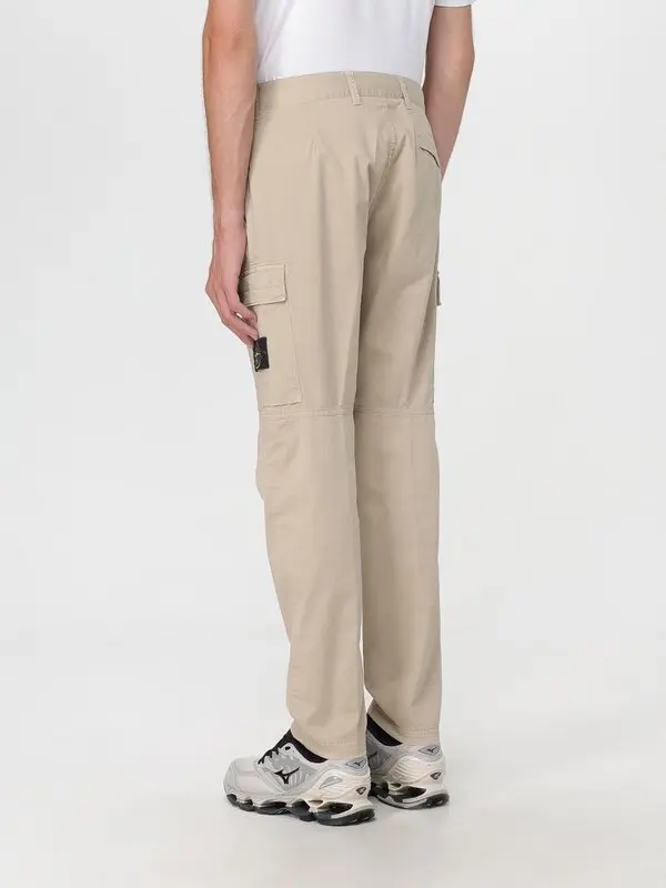 Stone Island Straight Leg Pants - Beige