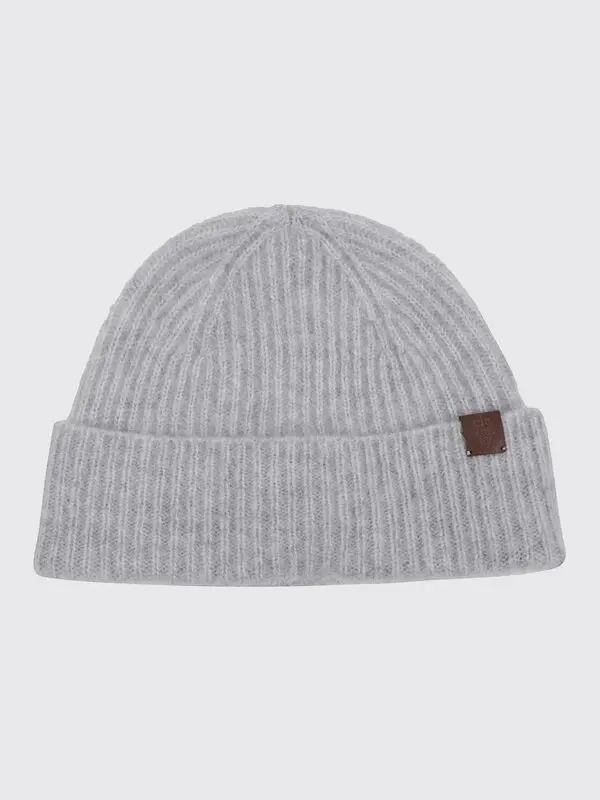 Eleventy Ribbed Beanie - Grey