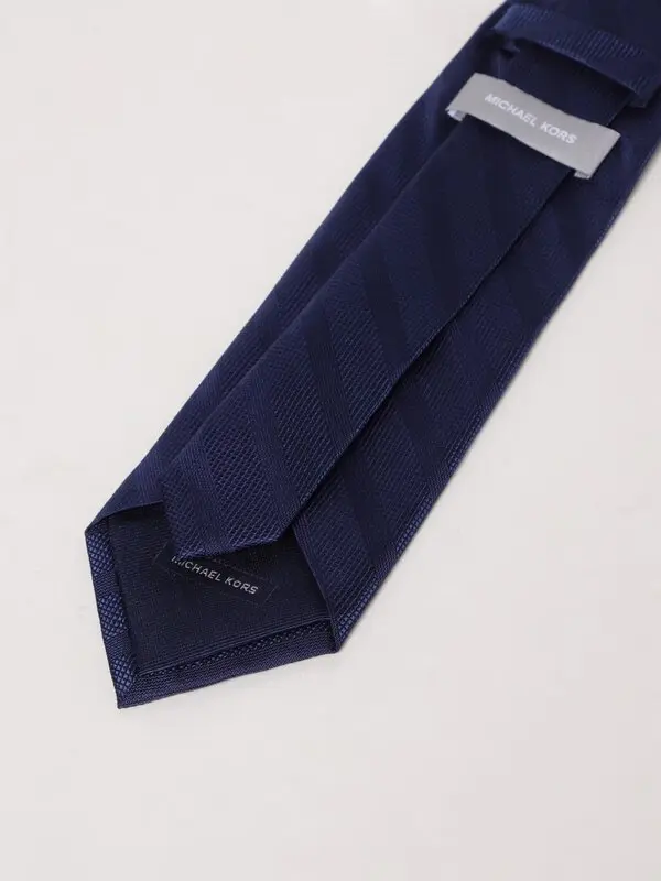 Michael Kors Striped Neck Tie - Blue