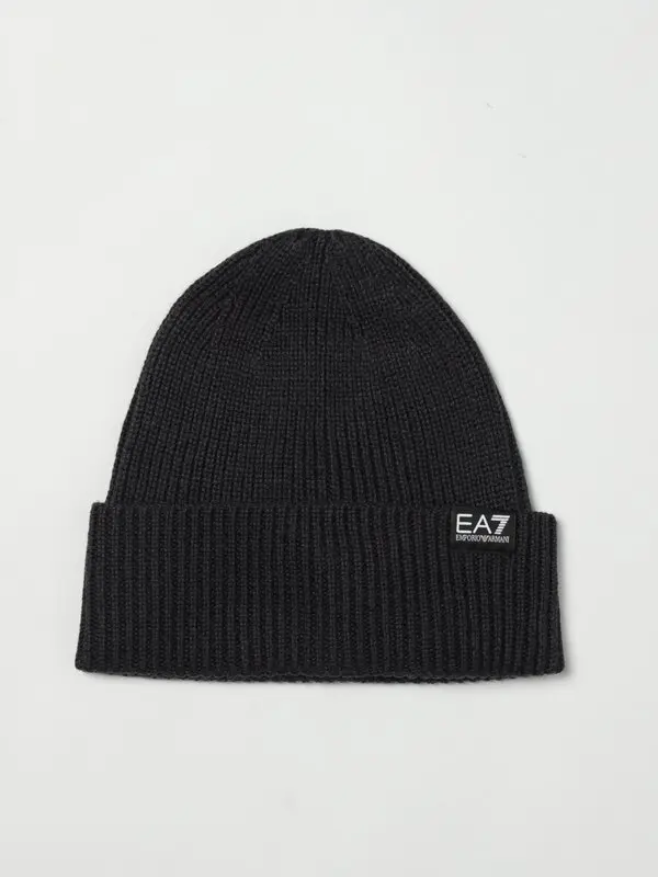 EA7 Ribbed Beanie - Blue