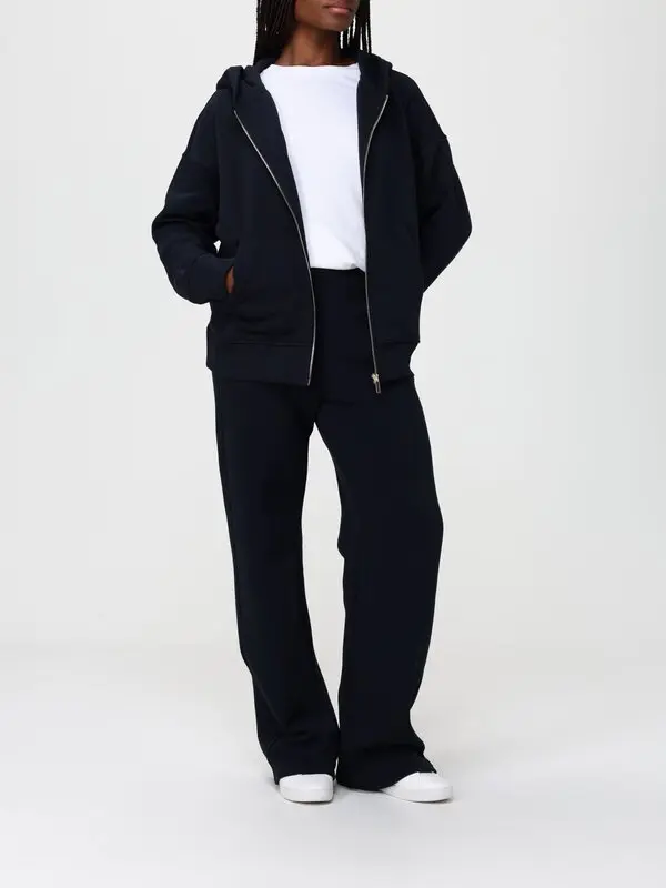 Max Mara Wide Leg Sweatpants - Navy