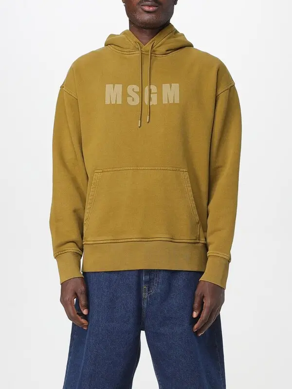 MSGM Logo Sweatshirt - Military