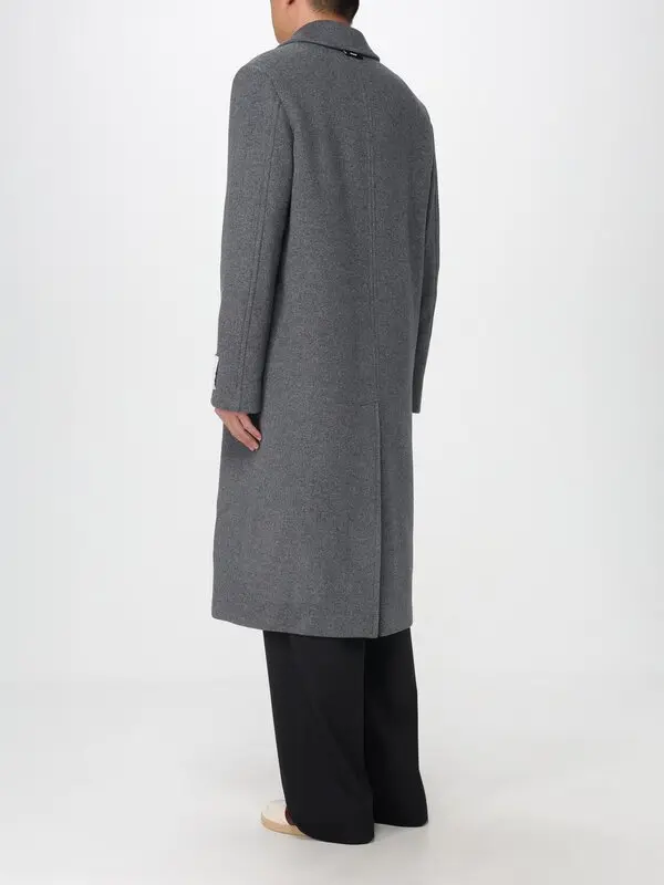 MSGM Double Breasted Coat - Grey