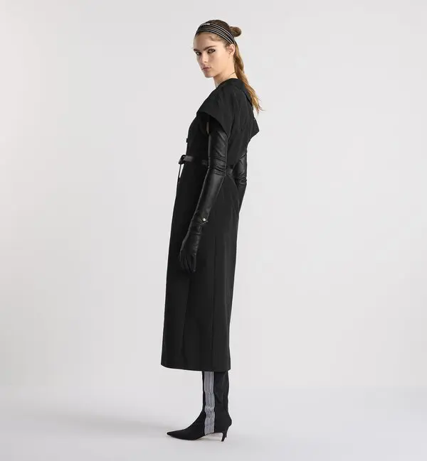 Dior Mid-Length Asymmetric Dress - Black | Editorialist