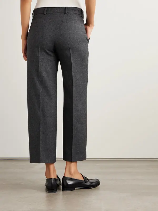 Gucci Pleated Wool-twill Pants