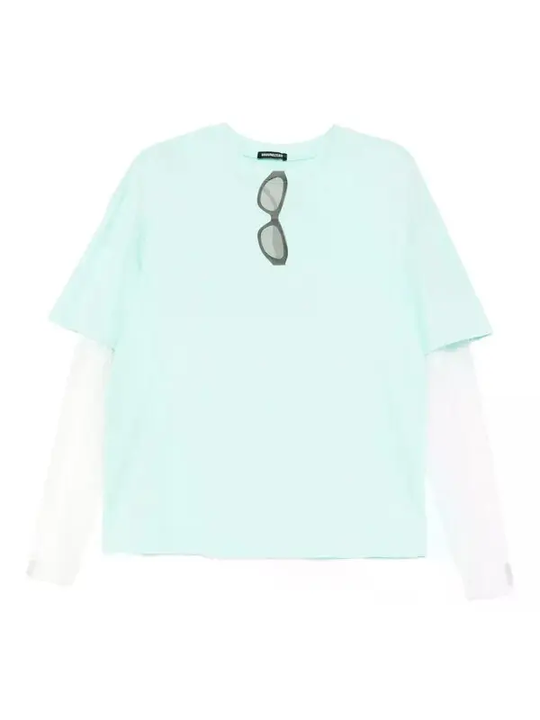 GROUND ZERO Printed T-shirt - Green
