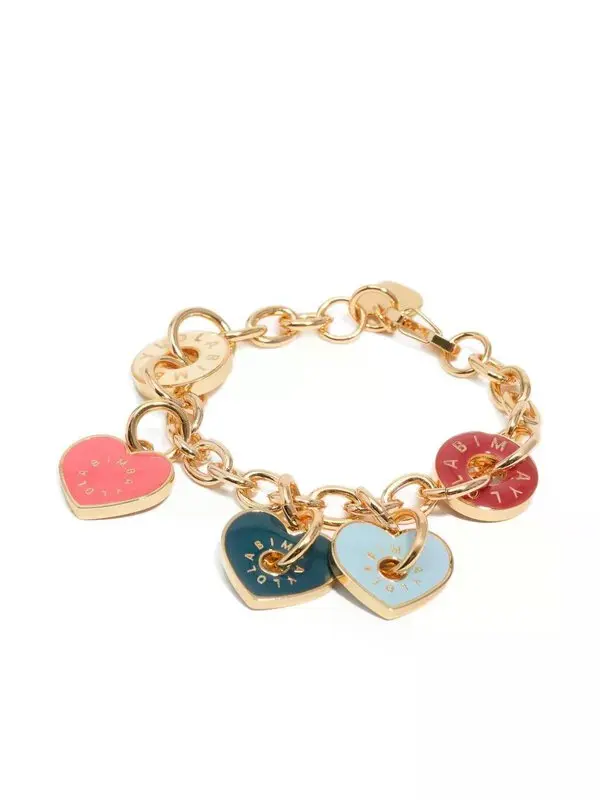 Bimba Y Lola Heart-charm Chain Bracelet - Gold