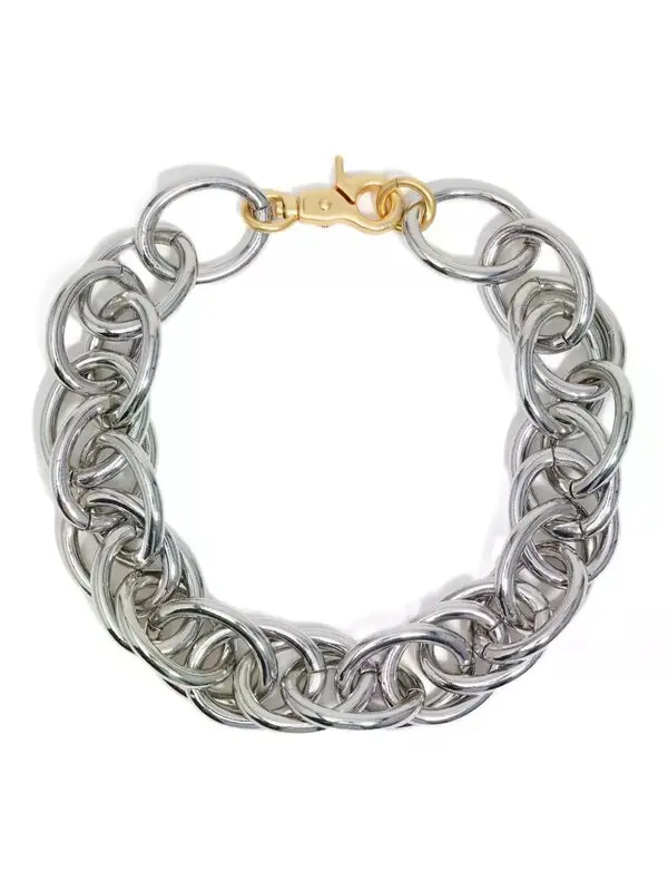 Bimba Y Lola Chain-link Necklace - Silver