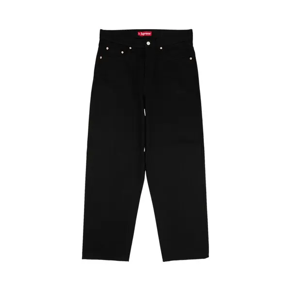 Supreme Baggy Selvedge Jean - Black | Editorialist