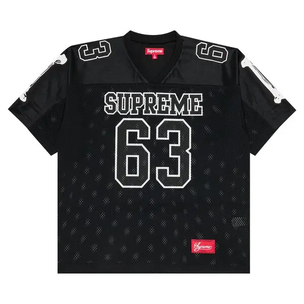 Supreme Bones Football Jersey - Black
