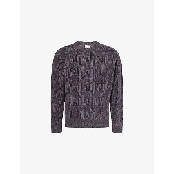 Paul Smith Jacquard-pattern Crewneck Wool Jumper