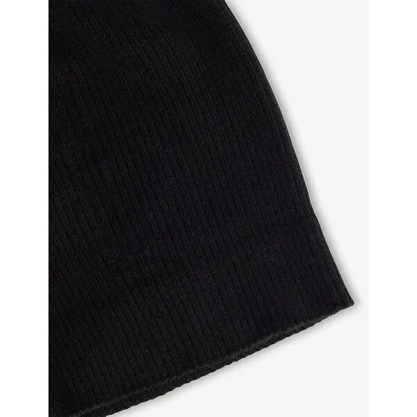 Rick Owens Ribbed Virgin Wool Beanie