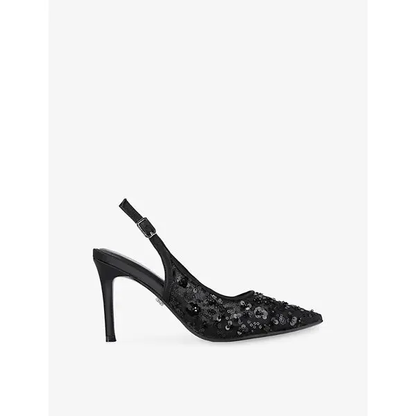 Carvela Positano Sequin Heeled Slingbacks