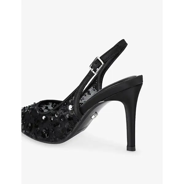 Carvela Positano Sequin Heeled Slingbacks