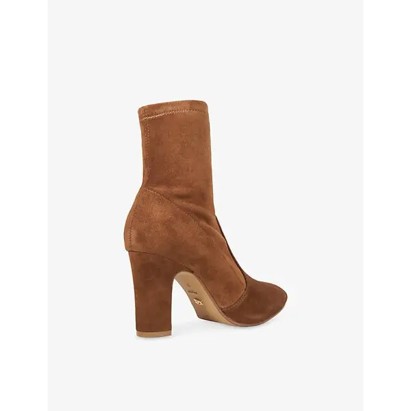 DUNE Optilly Suede Heeled Ankle Boots
