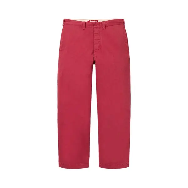 Supreme Chino Pant - Red