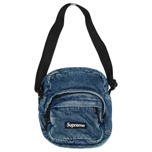 Supreme Denim Shoulder Bag - Blue