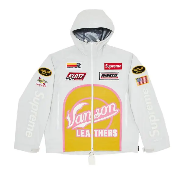 Supreme X Vanson Leathers Gore-tex Shell Jacket - White
