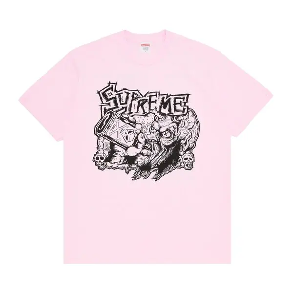 Supreme Printed T-shirt - Pink