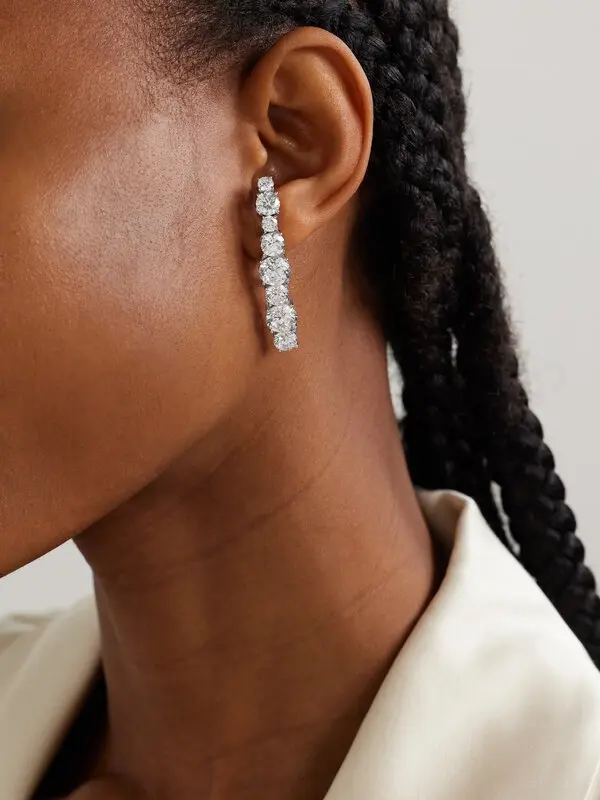 Completedworks Rhodium-plated Cubic Zirconia Earrings
