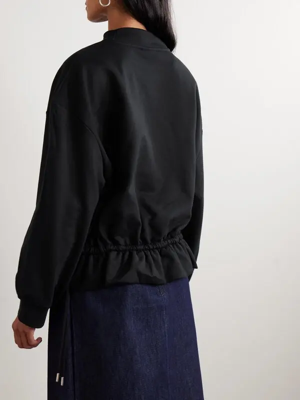Dries Van Noten Cotton-jersey Peplum Sweatshirt