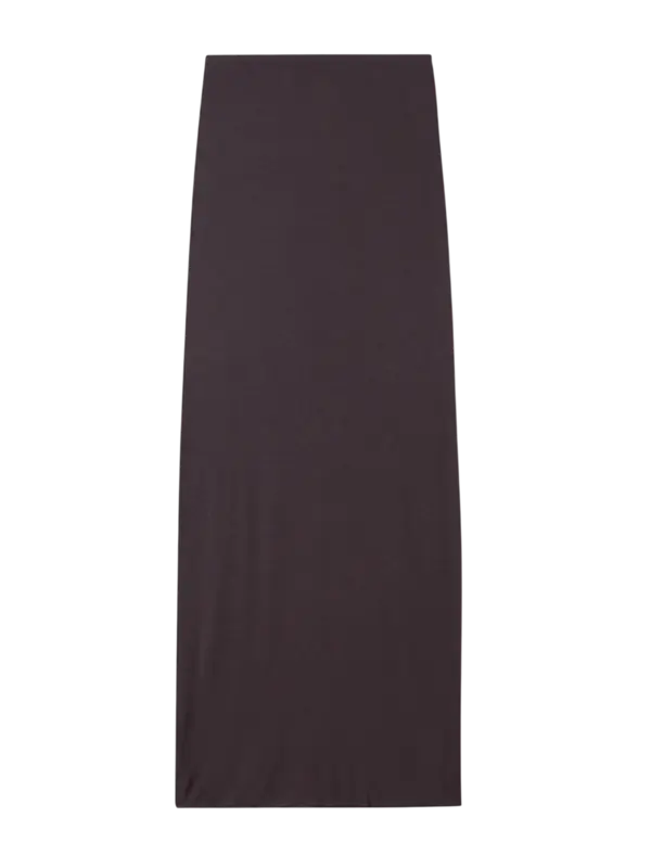 SKIMS Sheer Modal-blend Maxi Skirt - Brown